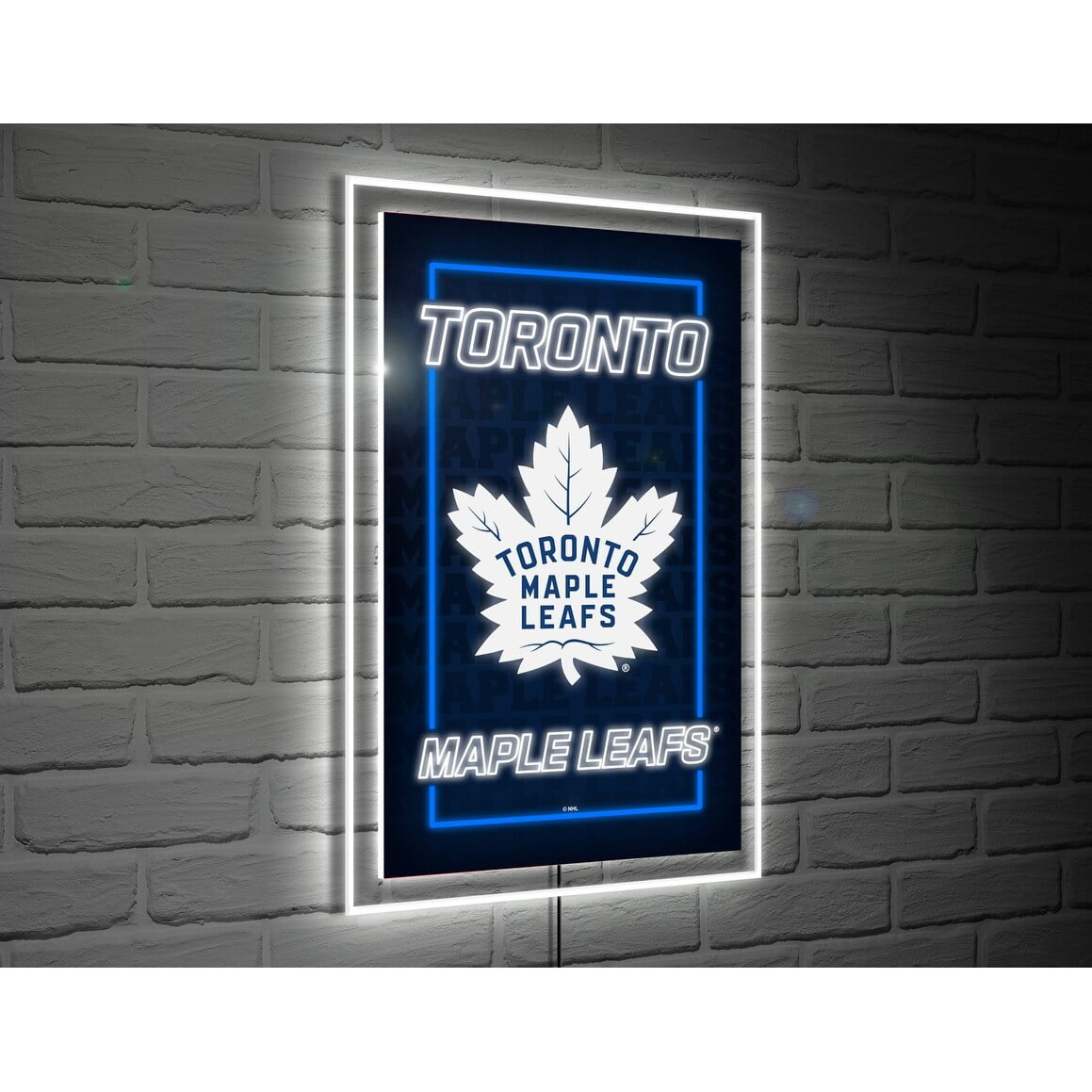 Evergreen Toronto Maple Leafs LED Lighted Sign Blue - Walmart.com