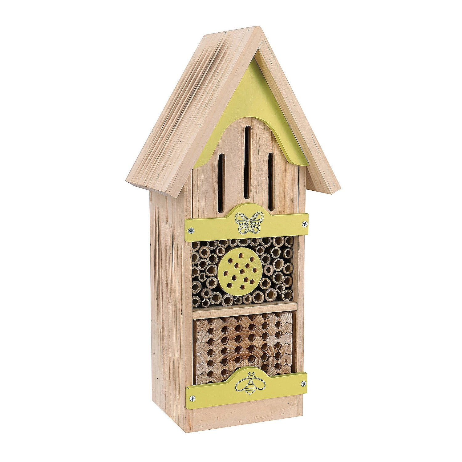 Evergreen Tower Native Bee House - Walmart.com