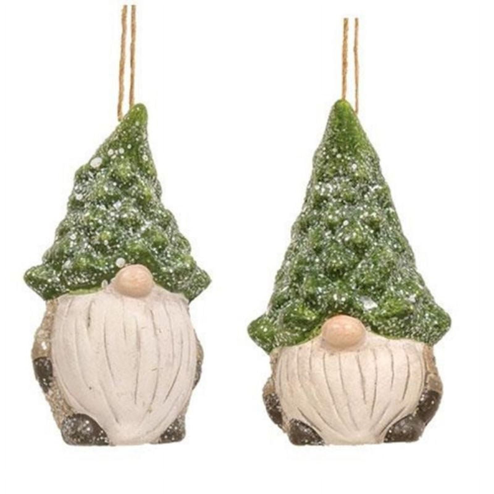 Evergreen Tree Hat Gnome Ornament 2 Asstd. - Walmart.com