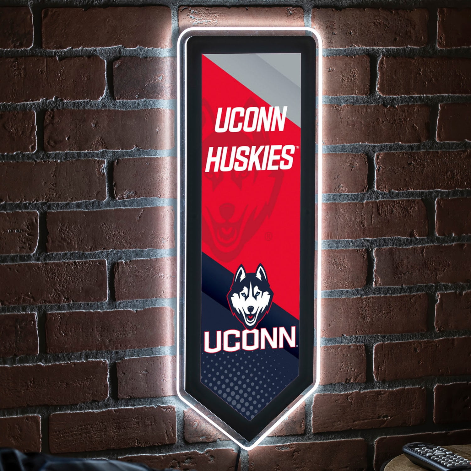 UConn Huskies LED Wall Pennant - Walmart.com
