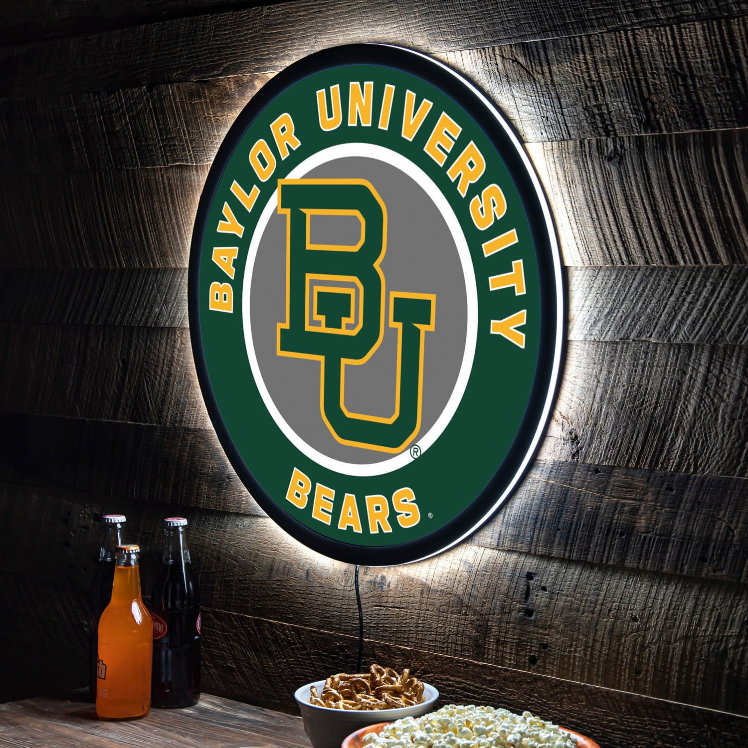 Baylor Bears LED XL Round Wall D-cor - Walmart.com