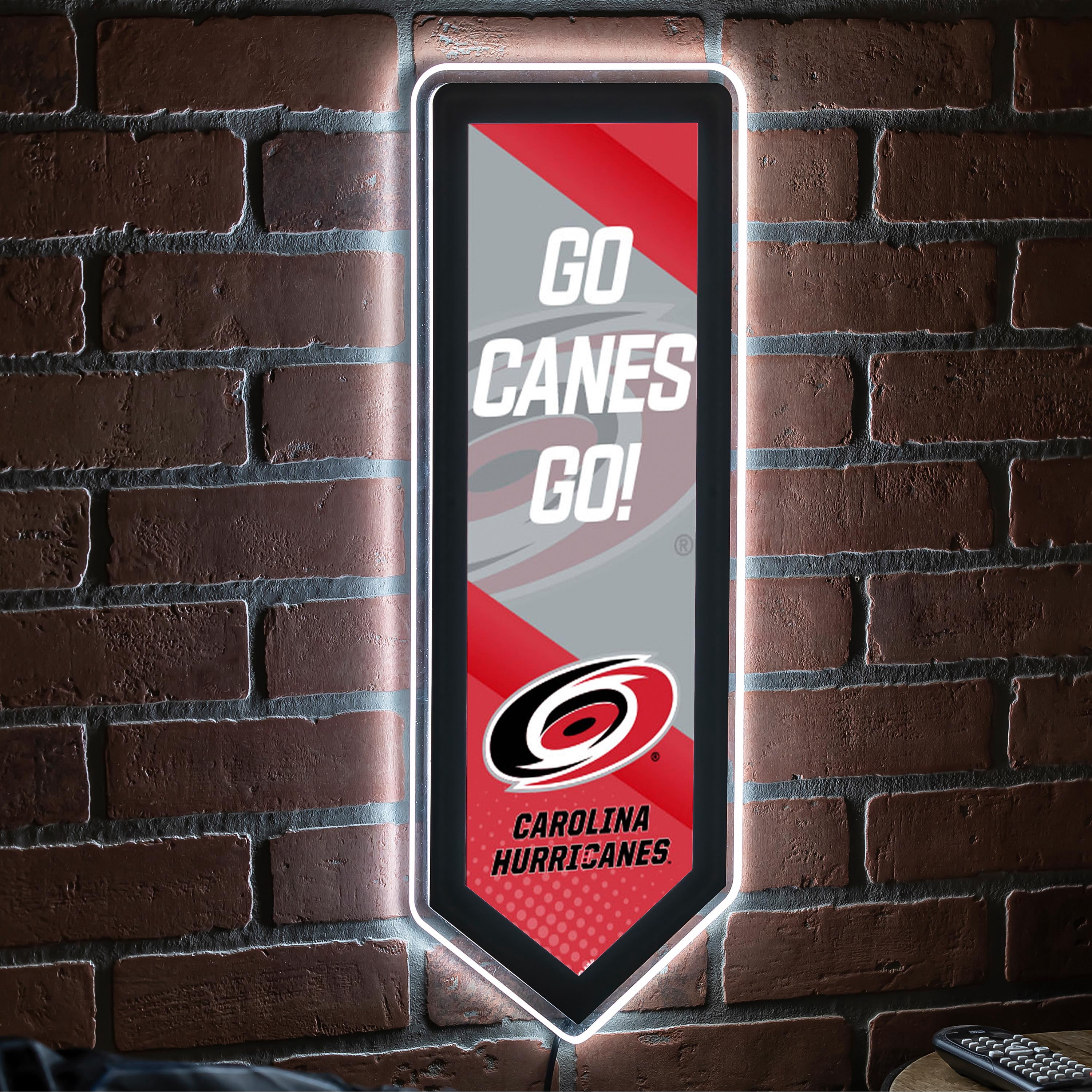 Carolina Hurricanes LED Wall Pennant - Walmart.com
