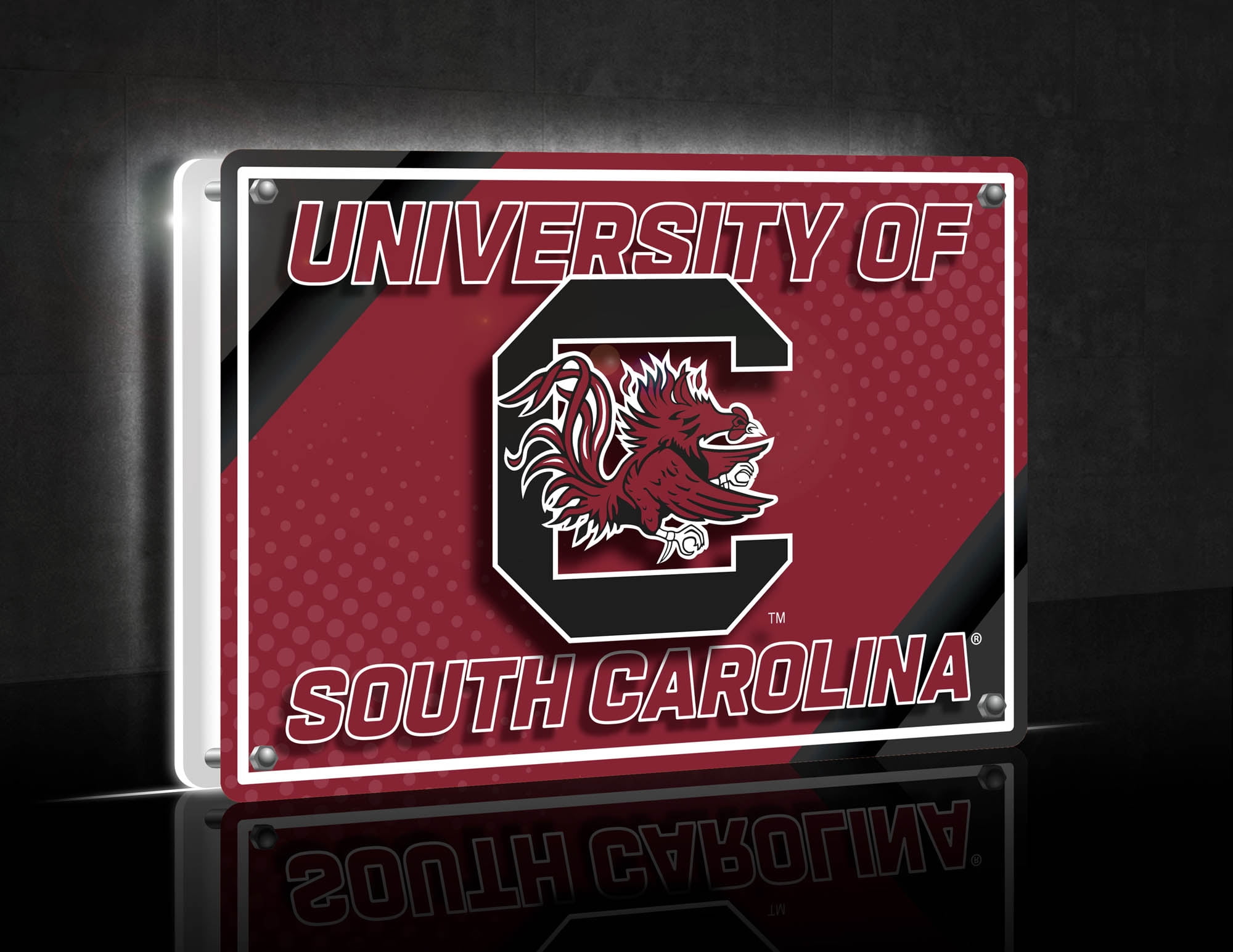 South Carolina Gamecocks LED Rectangle Tabletop Sign - Walmart.com