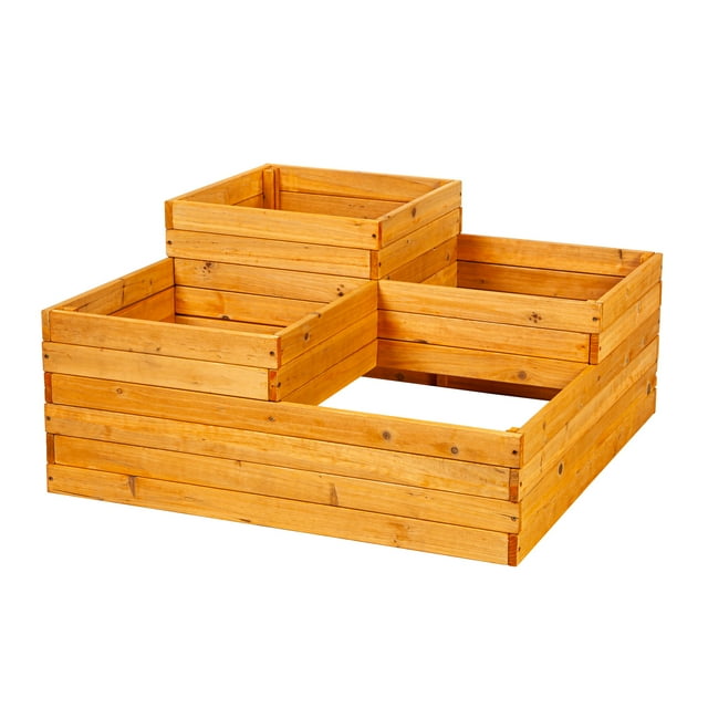 Evergreen Wood Garden Bed - Walmart.com