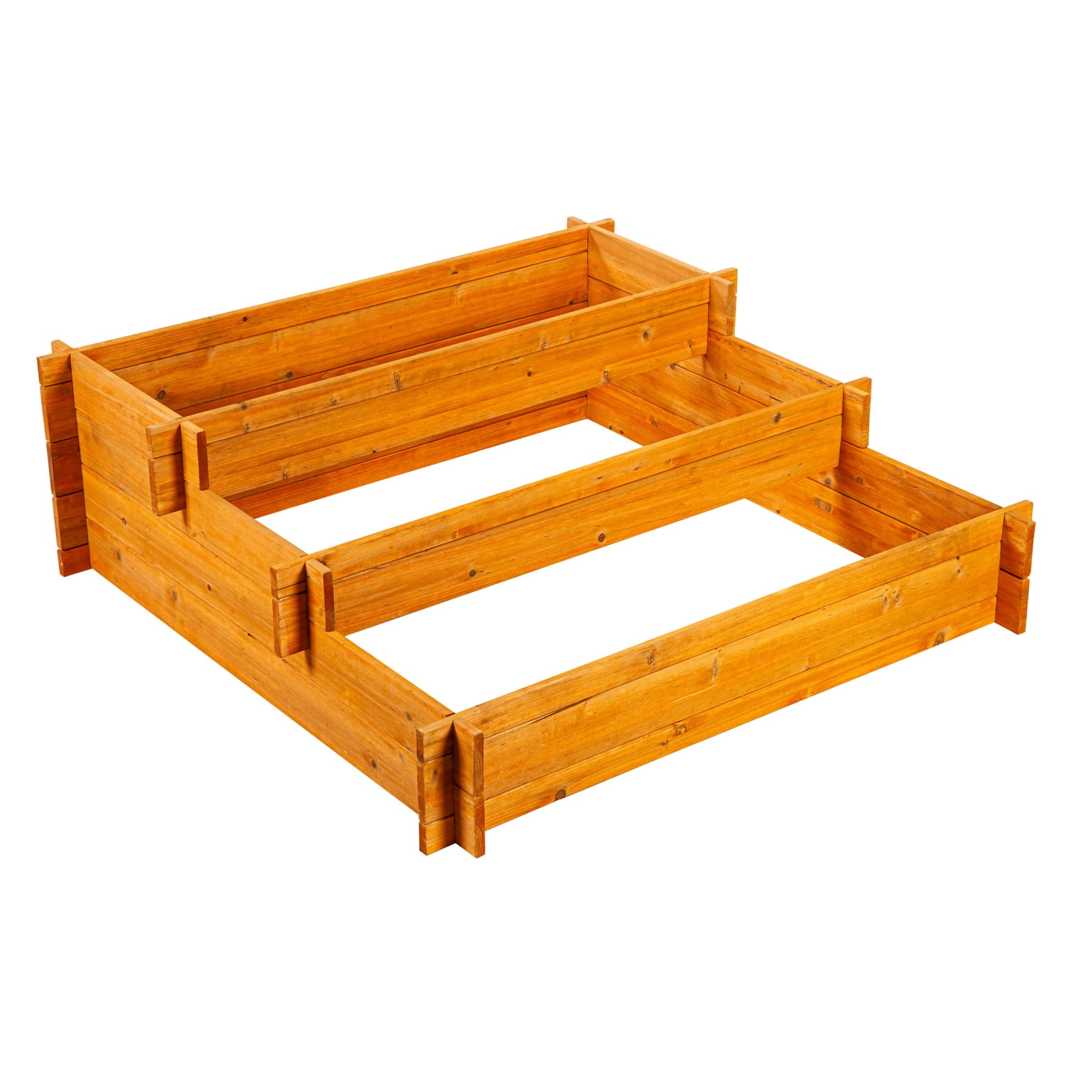 Evergreen Indoor Outdoor Wooden Plant Display Stand Garden Shelf ...