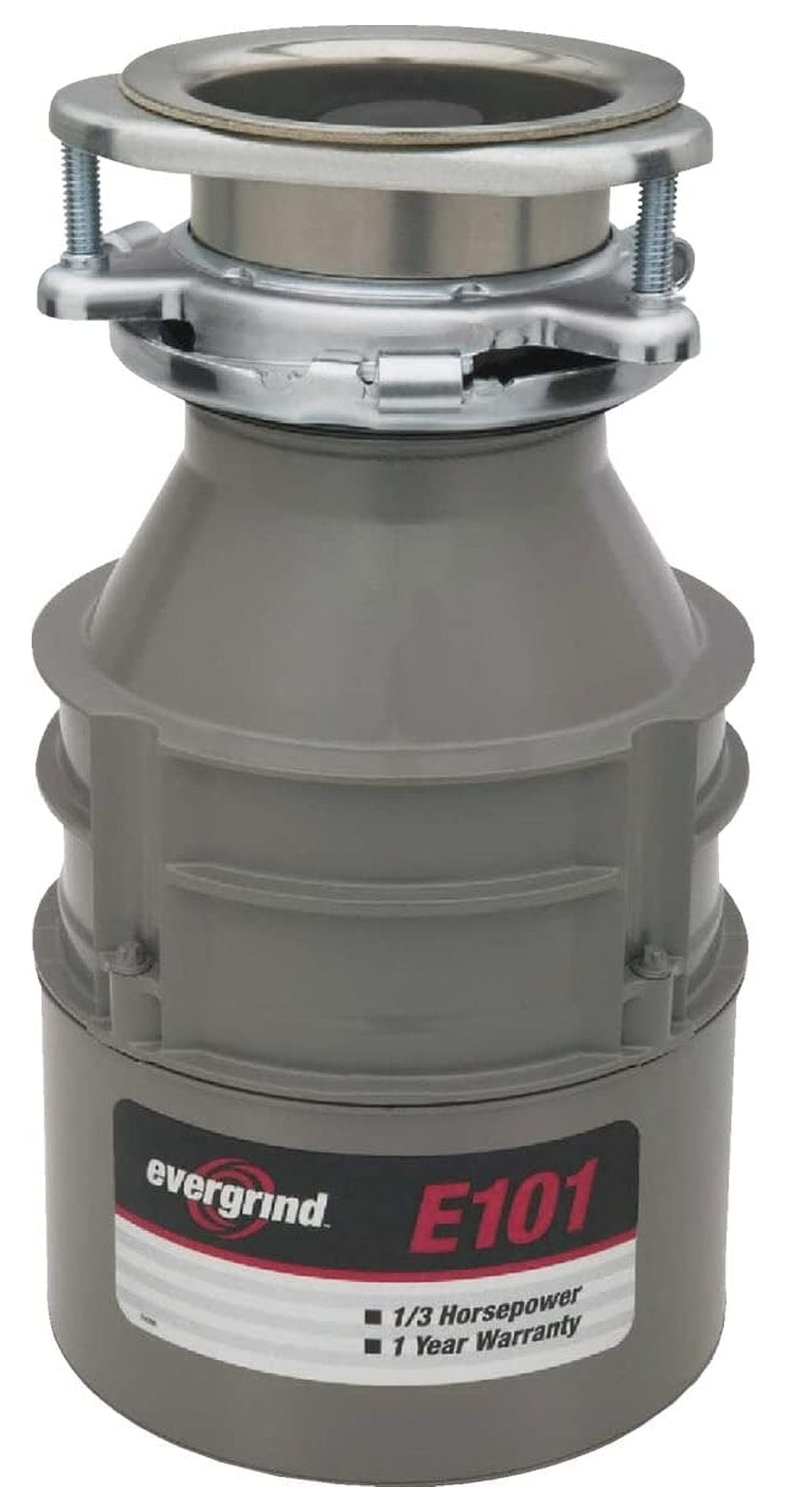Evergrind E101 1/3 Garbage Disposer Gray - Walmart.com