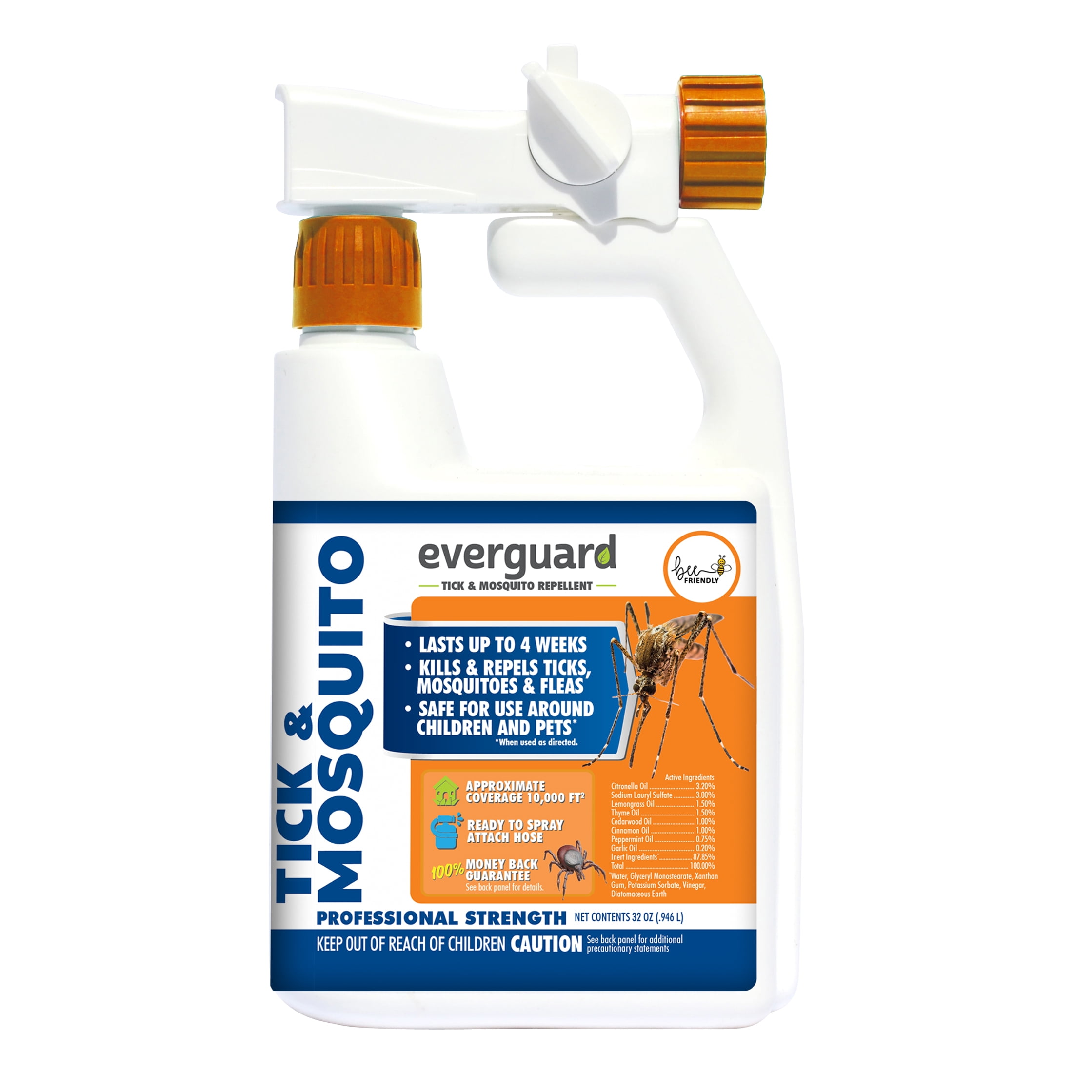 Everguard Tick & Mosquito 32oz Hose End Liquid Repellent - Walmart ...