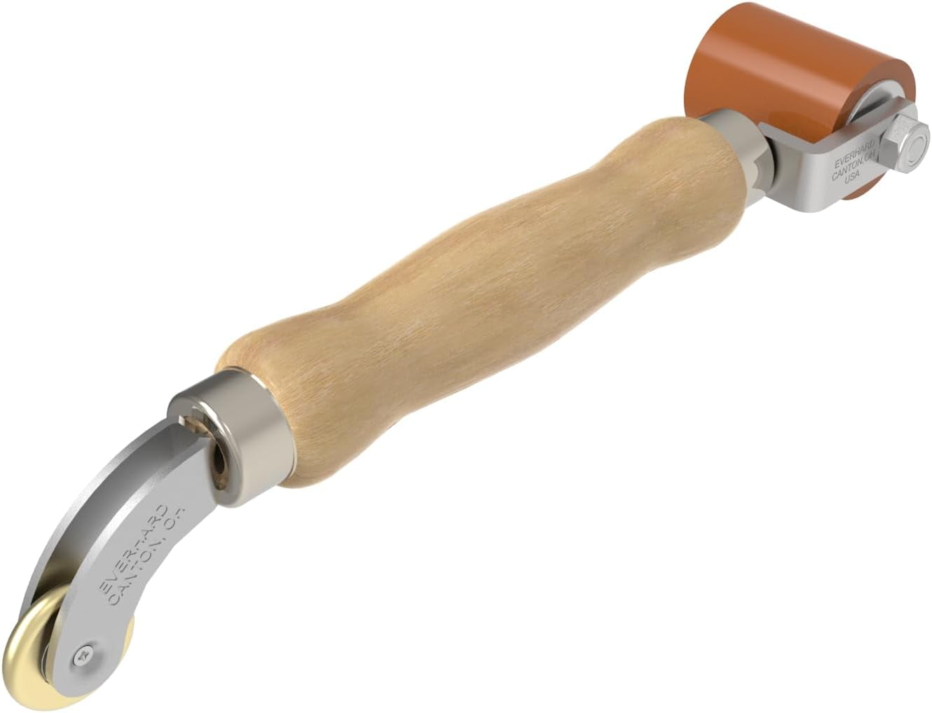 Everhard Double-end Silicone Seam/Brass Detail Roller Made in USA ...