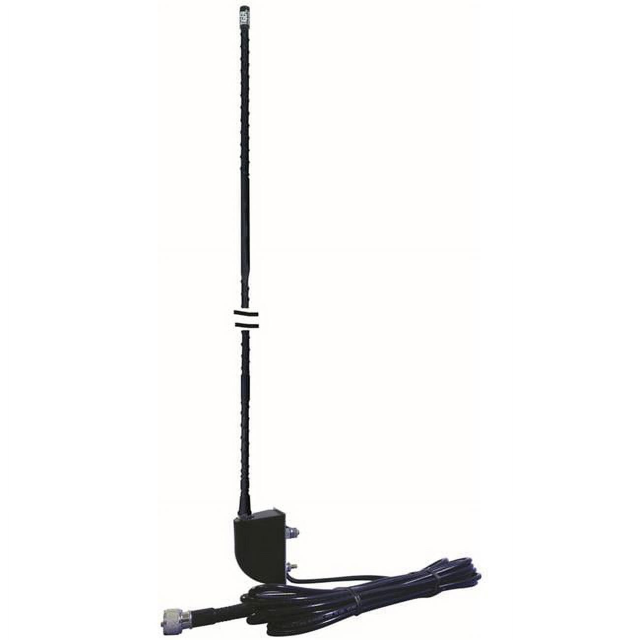 Everhardt NGP1SM-B 4 ft. Fiberglass No Ground Side Mount Antenna, Black ...