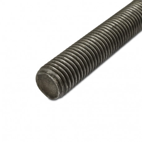 Everhot 1"-8 x 3ft Threaded Rod (All-Thread), Black Steel - Walmart.com