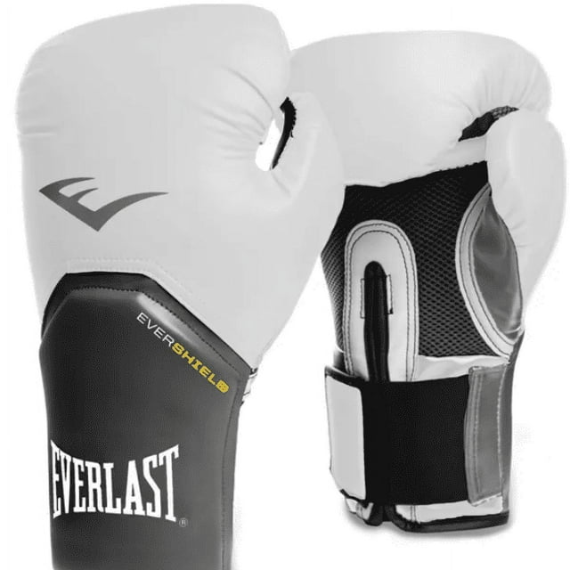 Everlast 12oz White Pro Style Boxing Gloves - Walmart Business Supplies