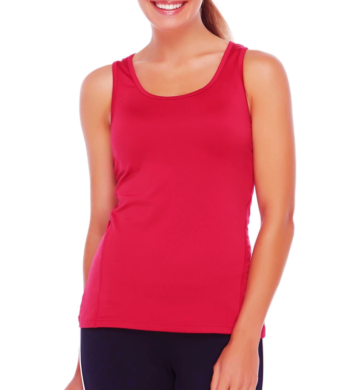 Everlast Cerise Red Keyhole Back Activewear Tank Top Women's Medium ...