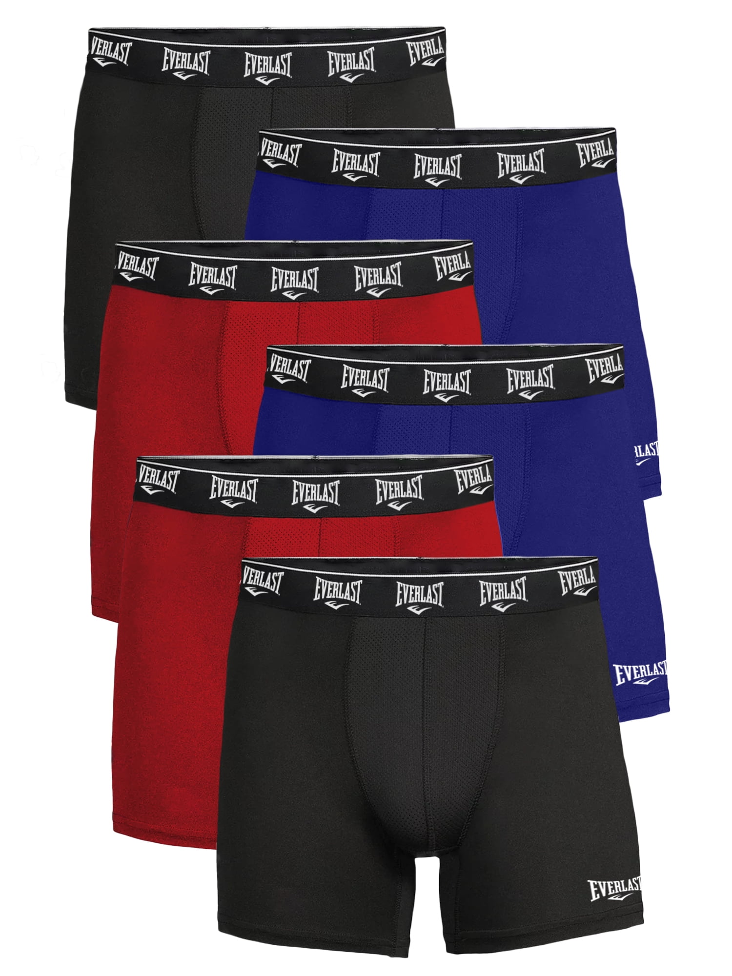 Everlast Cotton Men's Briefs Breathable Underwear for Men, Sizes S-2X, Multicolor 6-Pack ...