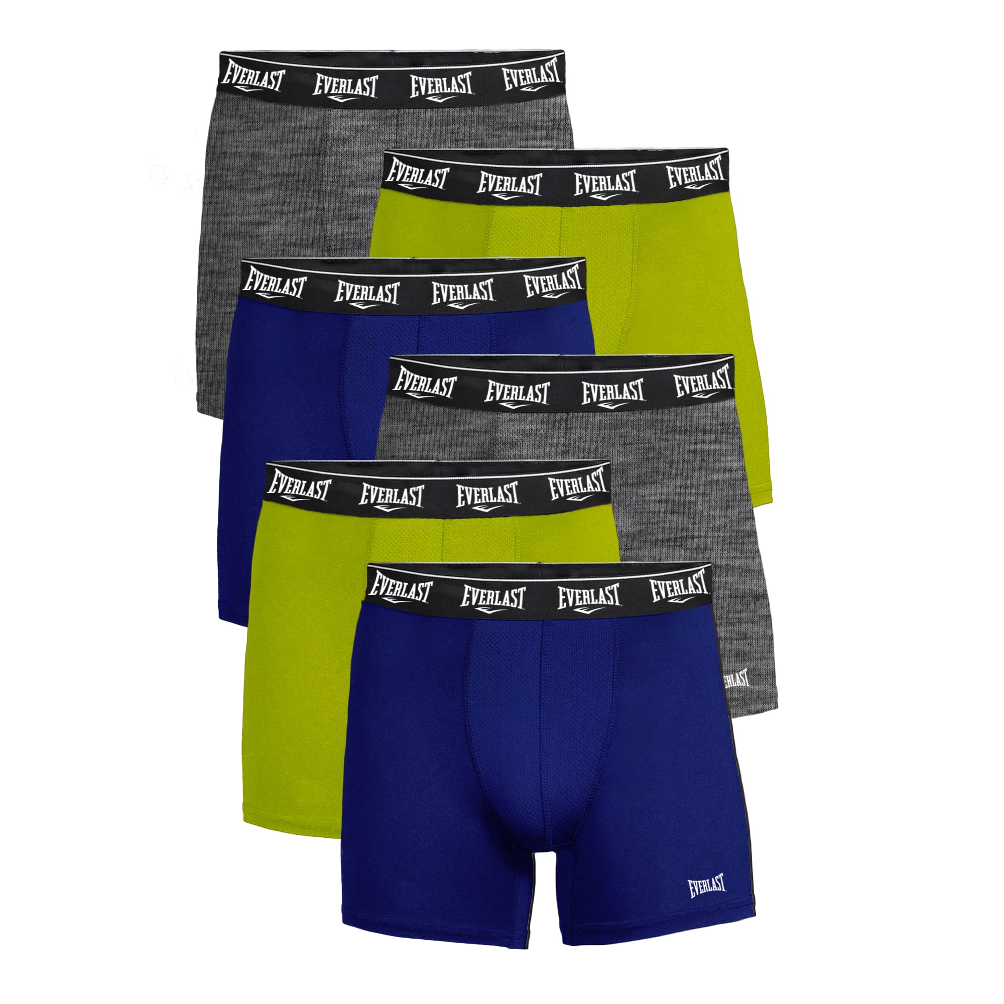 Everlast Mens Boxer Briefs Active Performance Breathable Underwear for ...