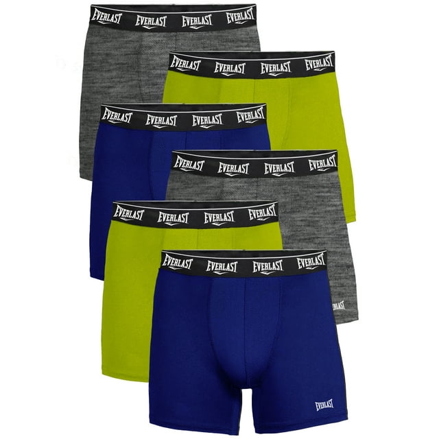 Everlast Mens Boxer Briefs Active Performance Breathable Underwear for ...
