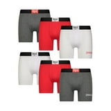 Everlast Mens Boxer Briefs Breathable Cotton Underwear Pack, 6-Pack - Walmart.com
