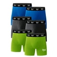 Everlast Men's Performance Stretch Boxer Briefs with Fly, 6-Pack ...