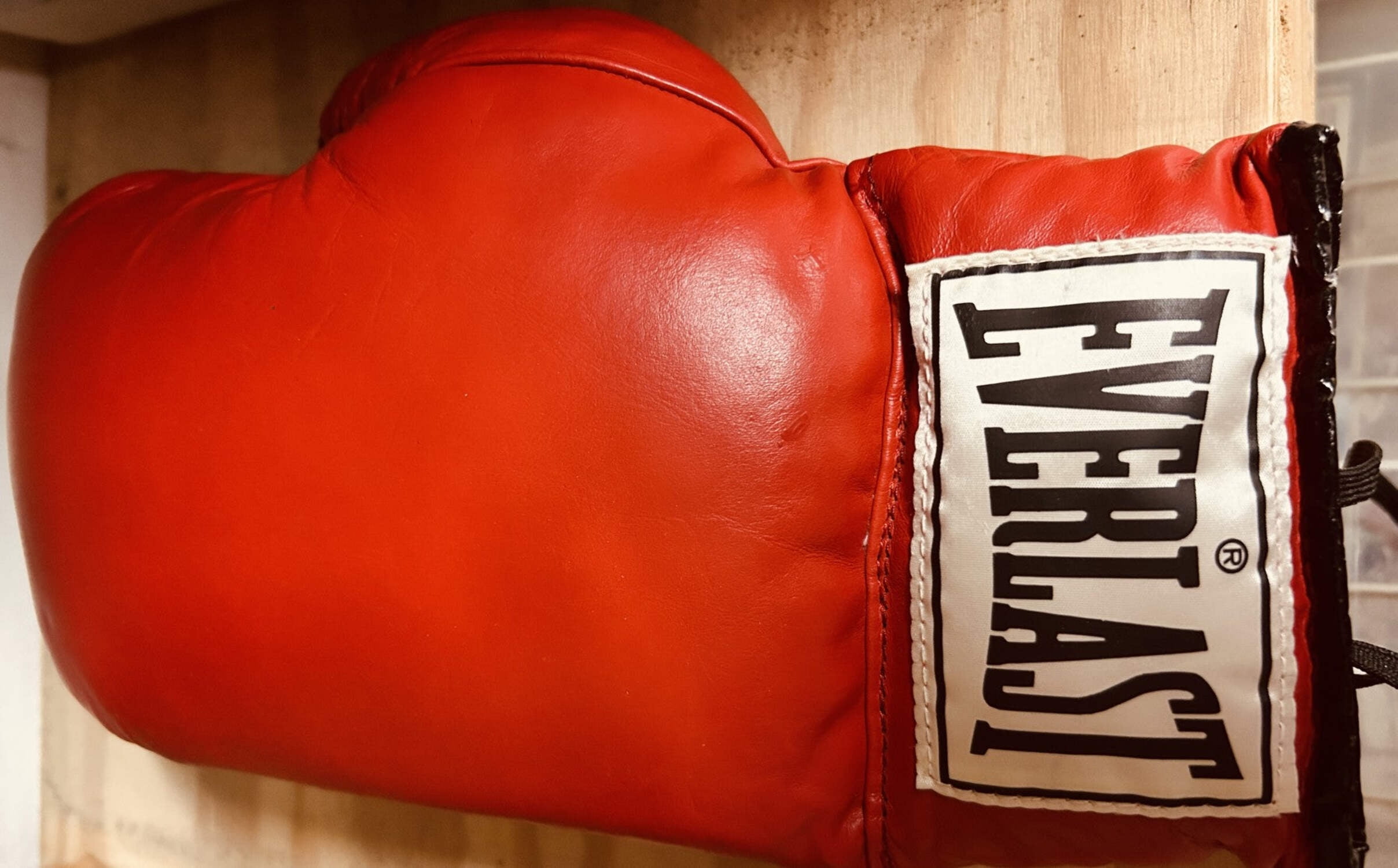 Everlast red leather boxing glove for left hand NEW - Walmart.com