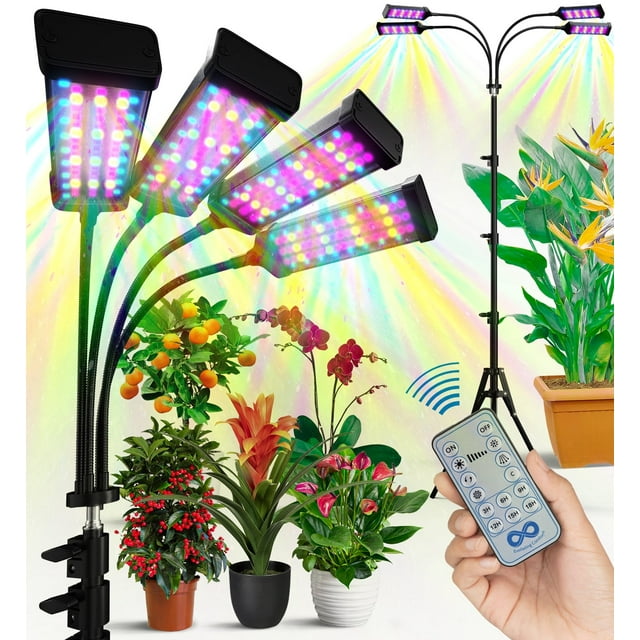Everlasting Comfort Full Spectrum Programmable LED Grow Light for ...