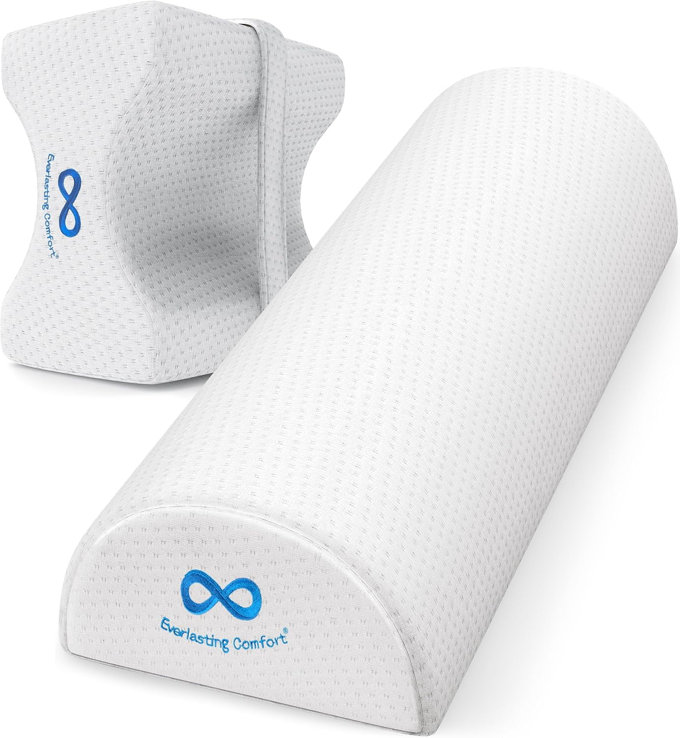 Everlasting Comfort Knee Pillow & Half Moon Pillow - Sleep Harmony Set ...