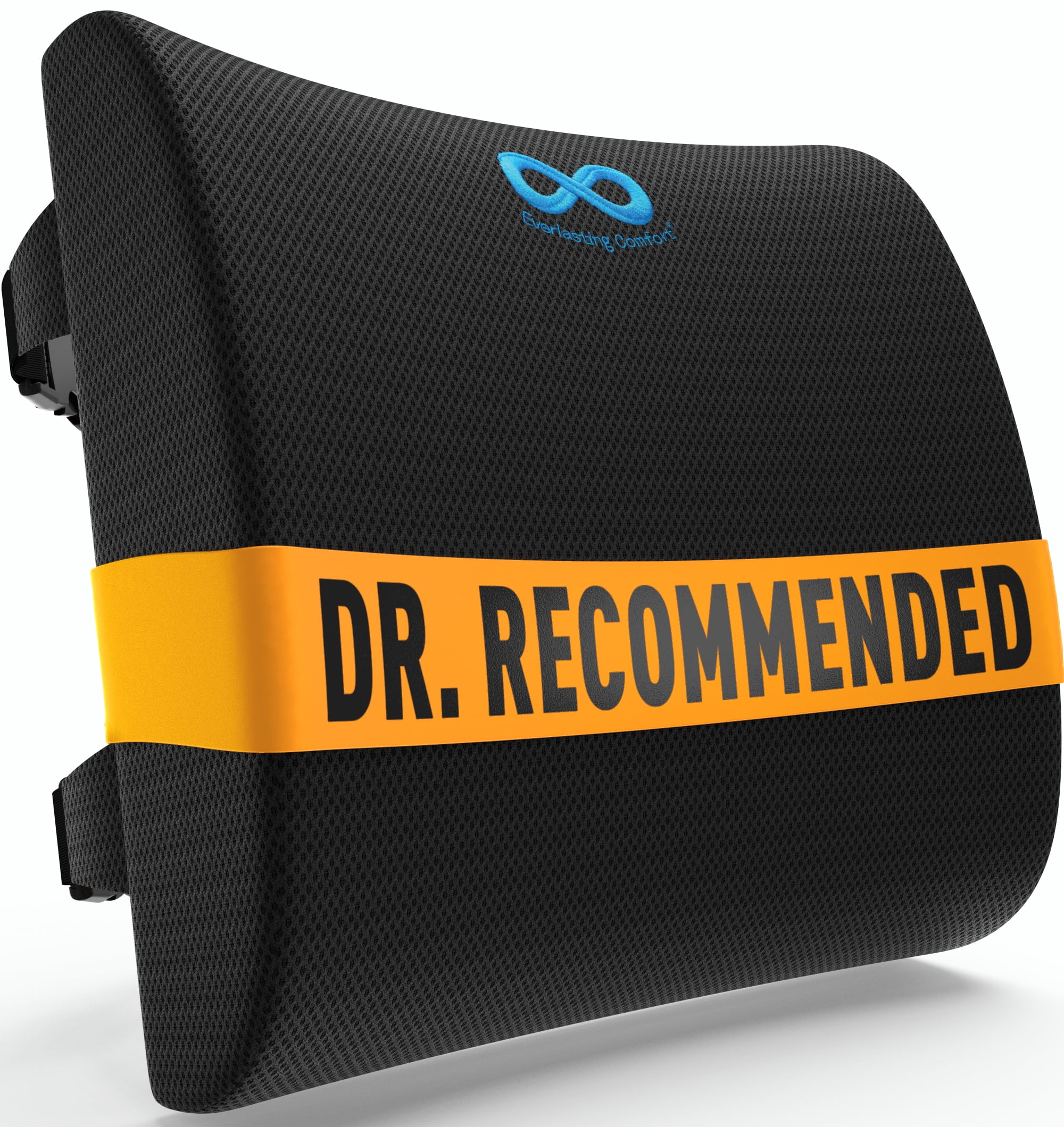 Everlasting Comfort Lumbar Support Pillow – Memory Foam Back Cushion ...