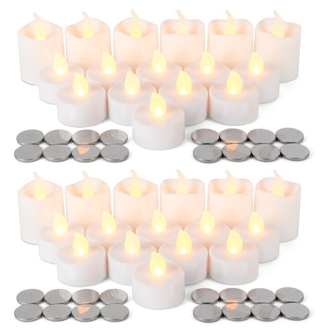 Everlasting Glow 44237EC LED Tea Lights & Votives with Batteries ...