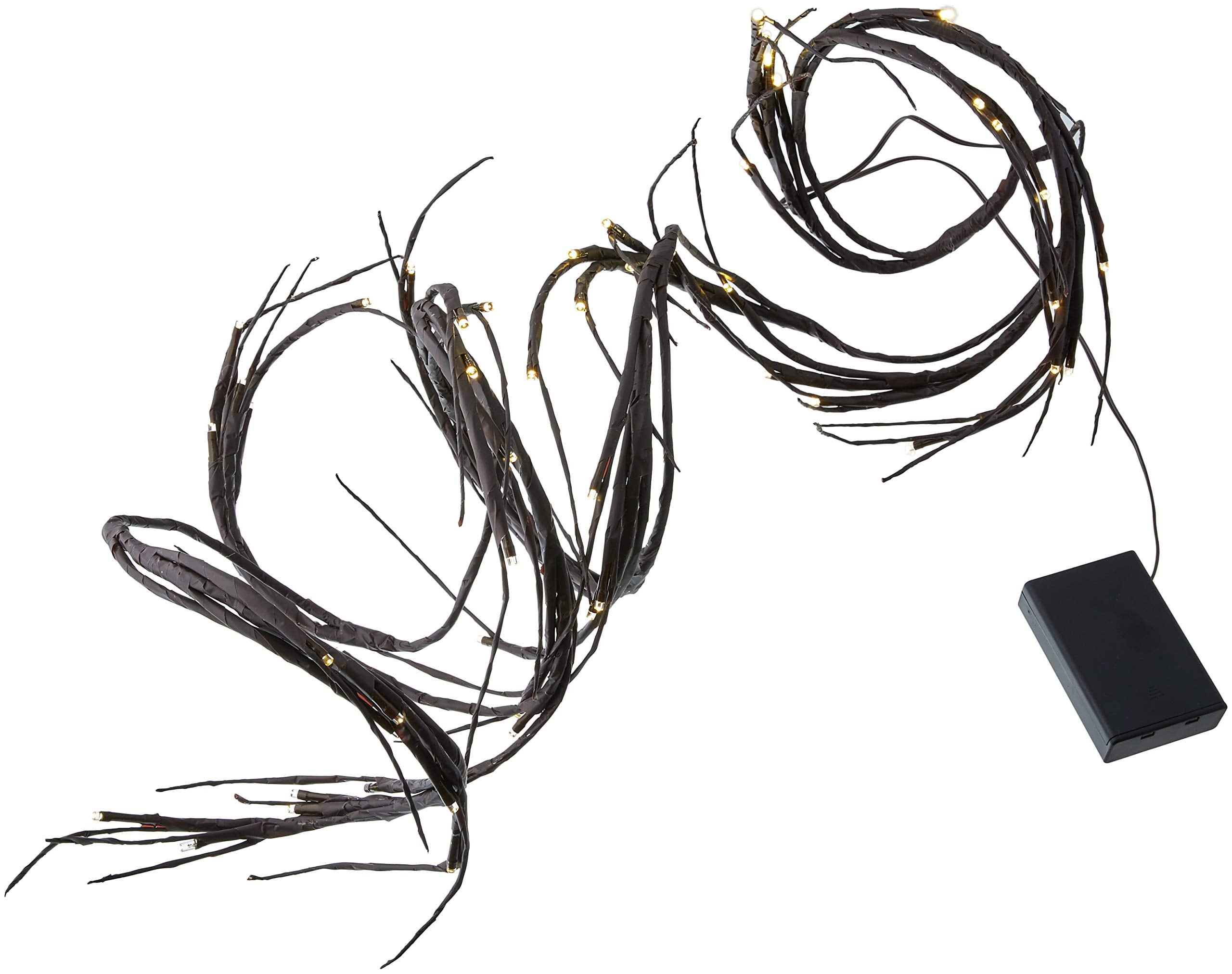 Everlasting Glow 6'L Brown Garland Convertible Home Decor, 5.25InL x 5 ...