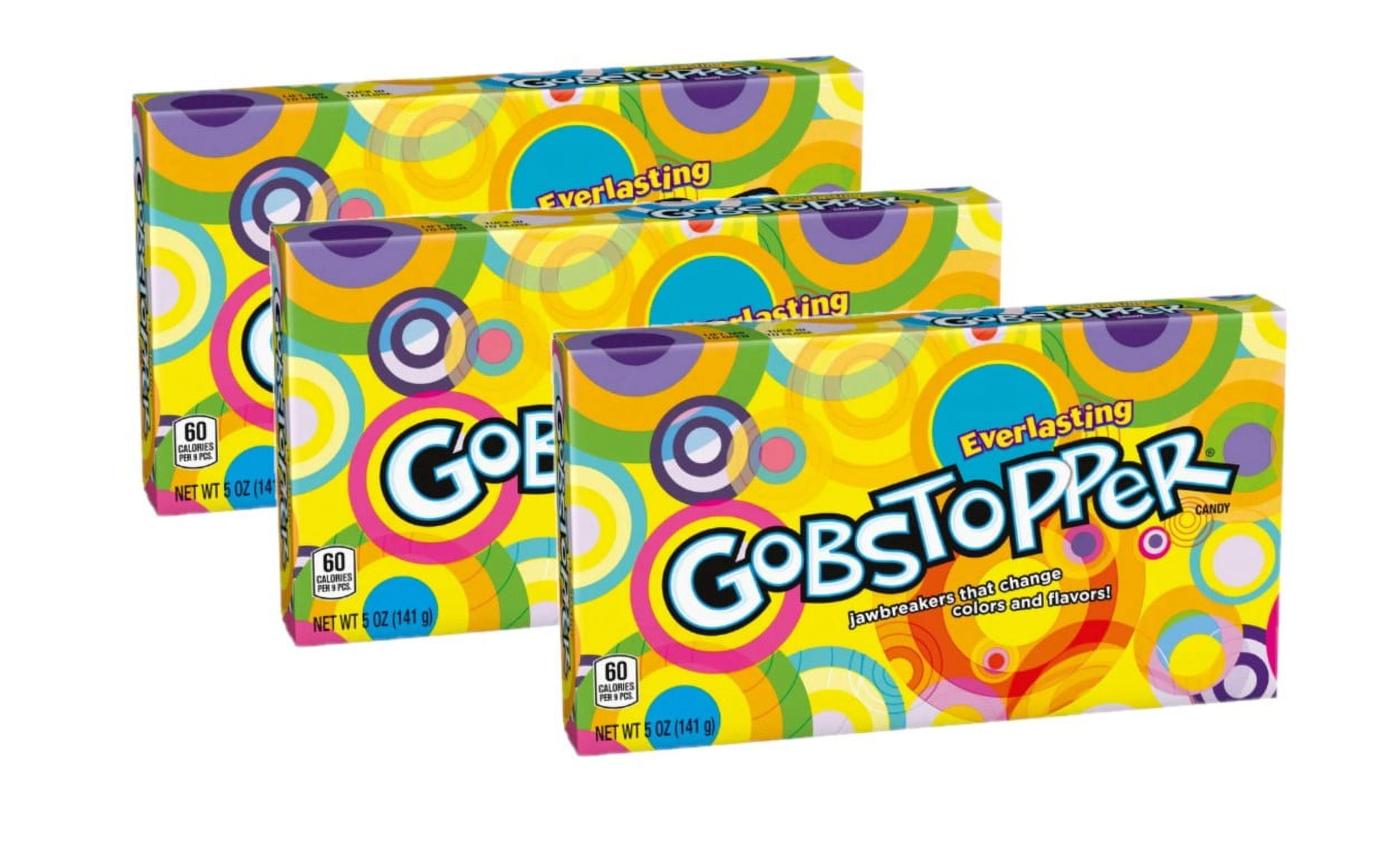 Everlasting Gobstopper Candy, Jawbreaker Candy, 5 Ounce Treat-Size ...