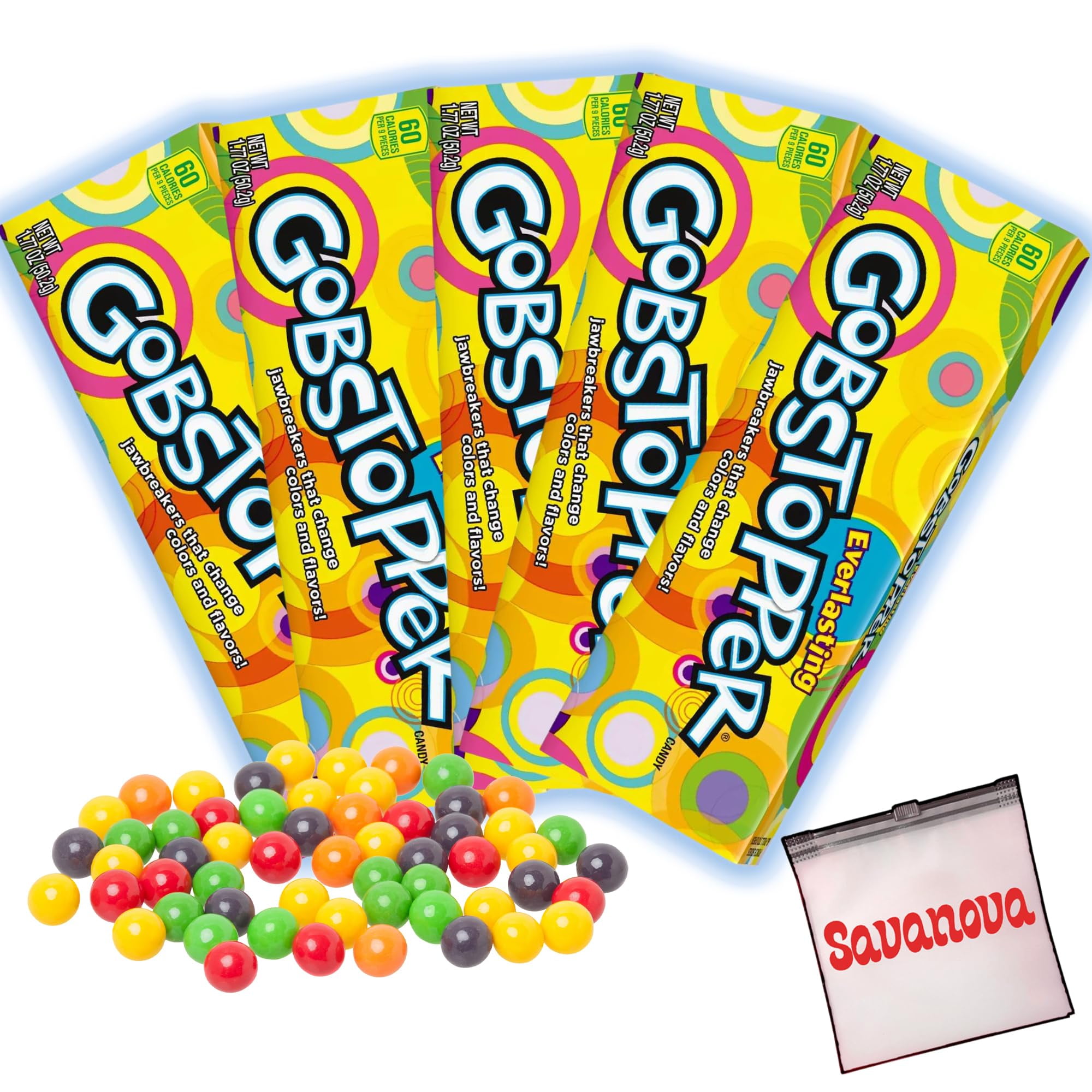 Everlasting Gobstopper Jawbreaker Candy,1.77 MZF22 Oz - Hard Candy ...