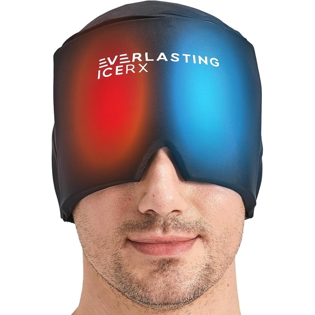 Everlasting Ice RX Form Fitting Gel Ice Cap Reusable Head Ice Pack for ...