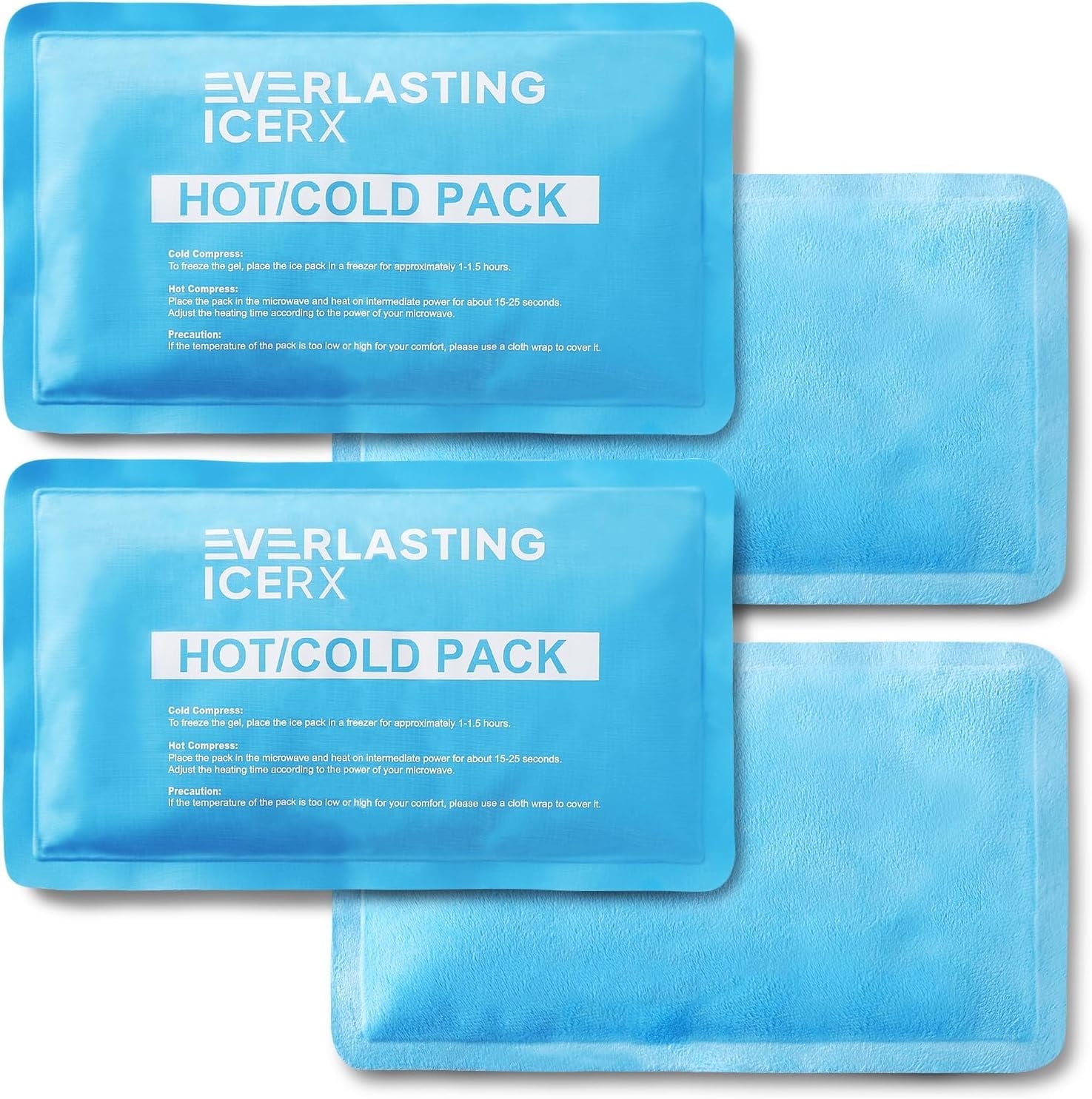 Everlasting Ice RX Soft Gel Ice Packs, Reusable Hot and Cold Pack for ...