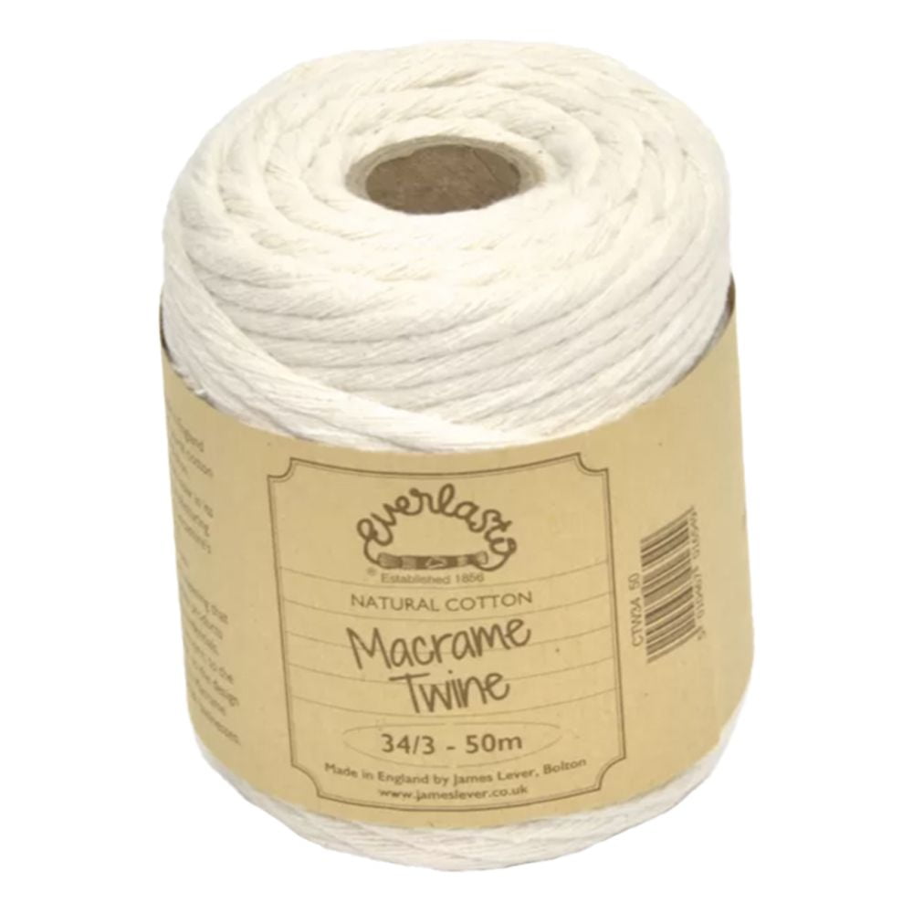 Everlasto 34/3 Cotton Macrame Twine - Walmart.com