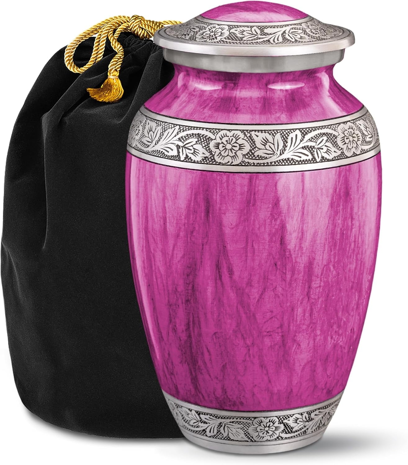 Everlight Memorials Watercolors Purple Adult Large Cremation Urn for ...
