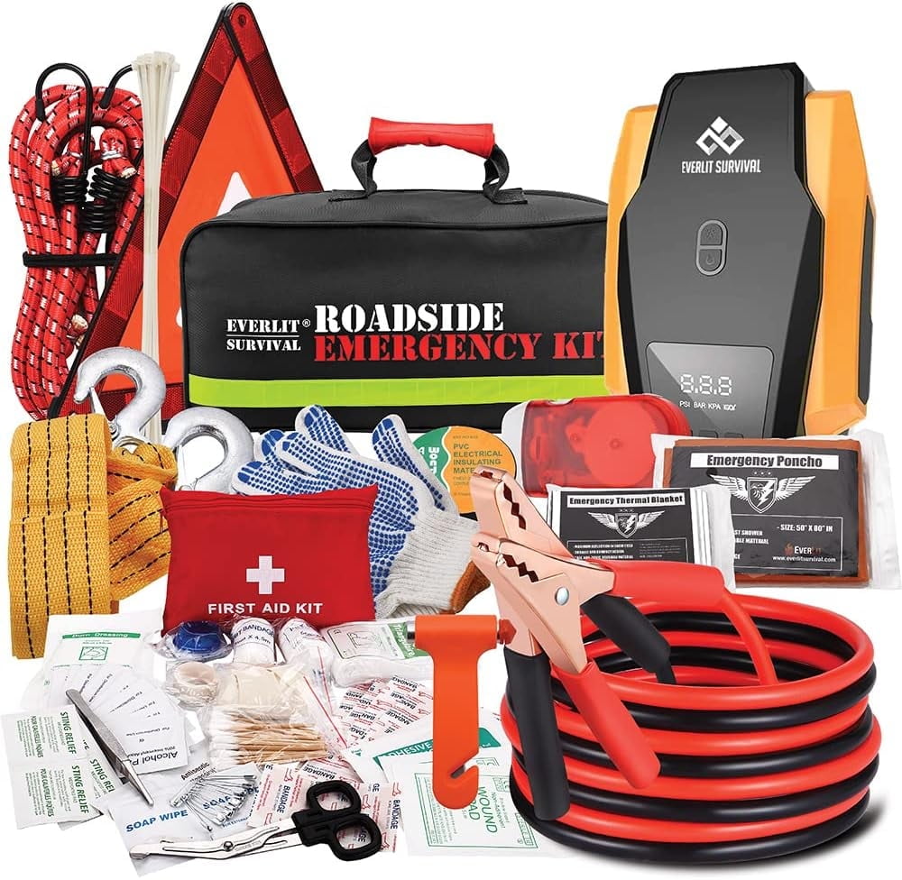 Everlit Road Guardian Emergency Survival Car Kit - Walmart.com