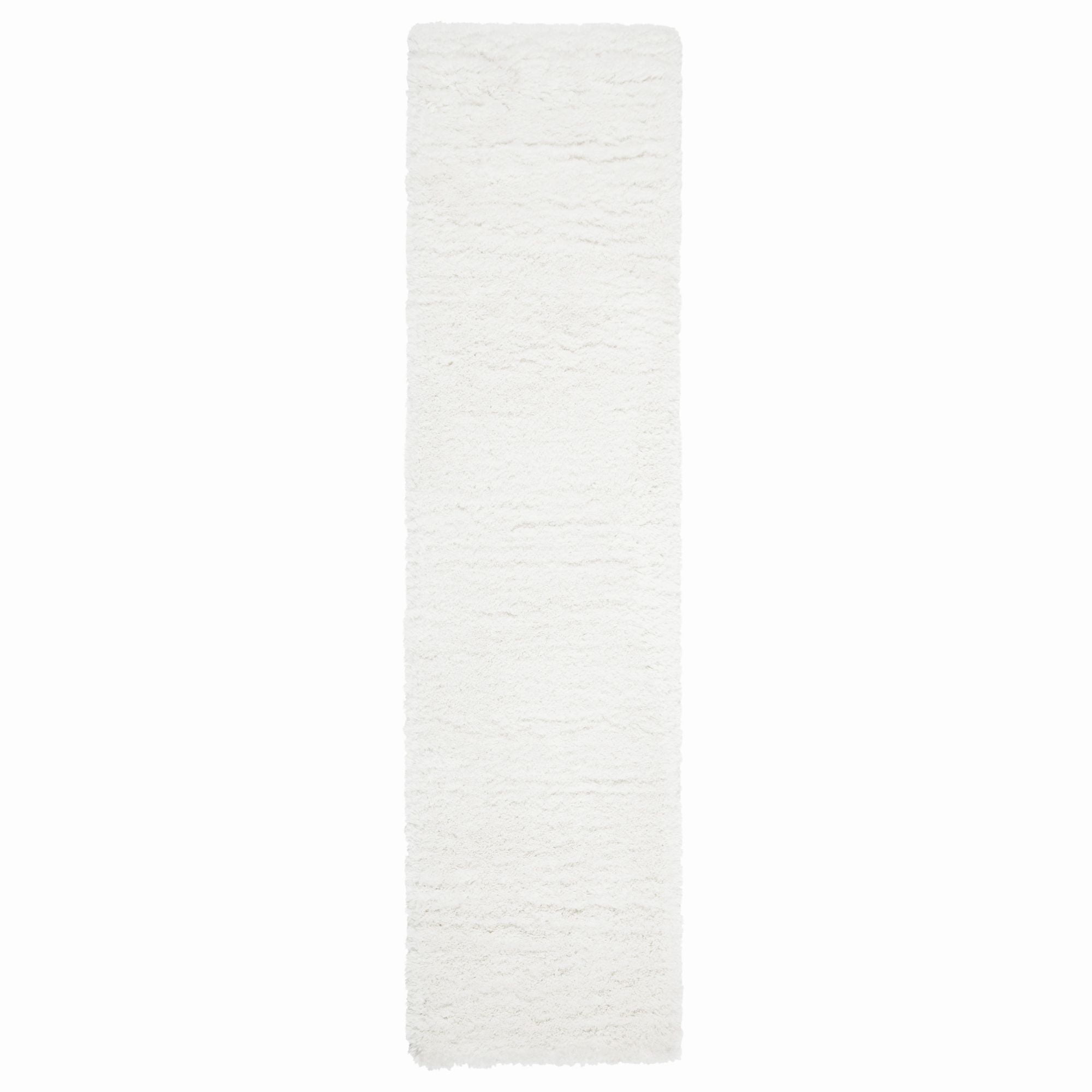 Everloom Royal Shag Pearl Modern Super Soft Solid Runner Area Rug ...