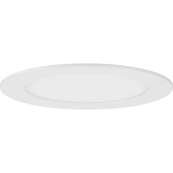 Everlume Collection 6 in. Satin White LED Low Profile Canless Recessed ...