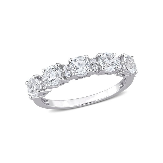 Everly Women's Topaz Sterling Silver Ring - Walmart.com