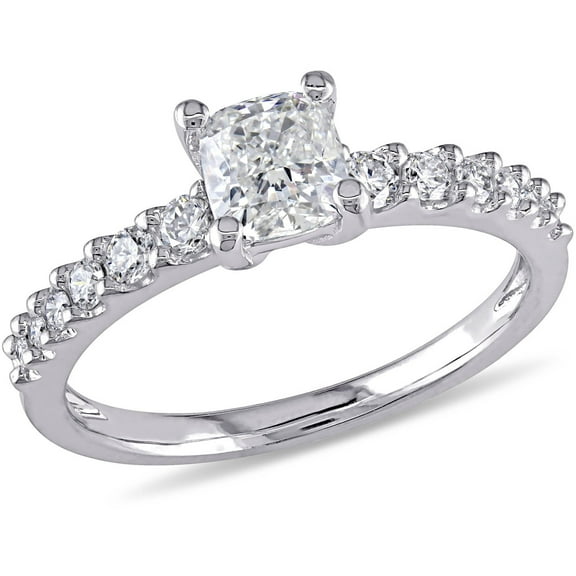 Everly Women's Diamond Platinum Engagement Ring - Walmart.com