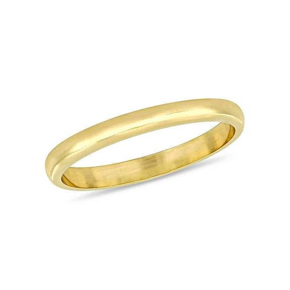 Everly Women's 10k Yellow Gold Wedding Ring - Walmart.com