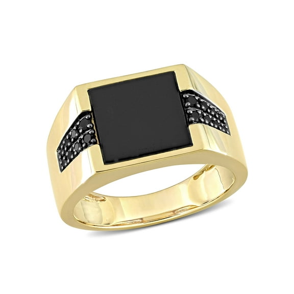 Everly Men's Created Sapphire 10k White Gold Ring - Walmart.com