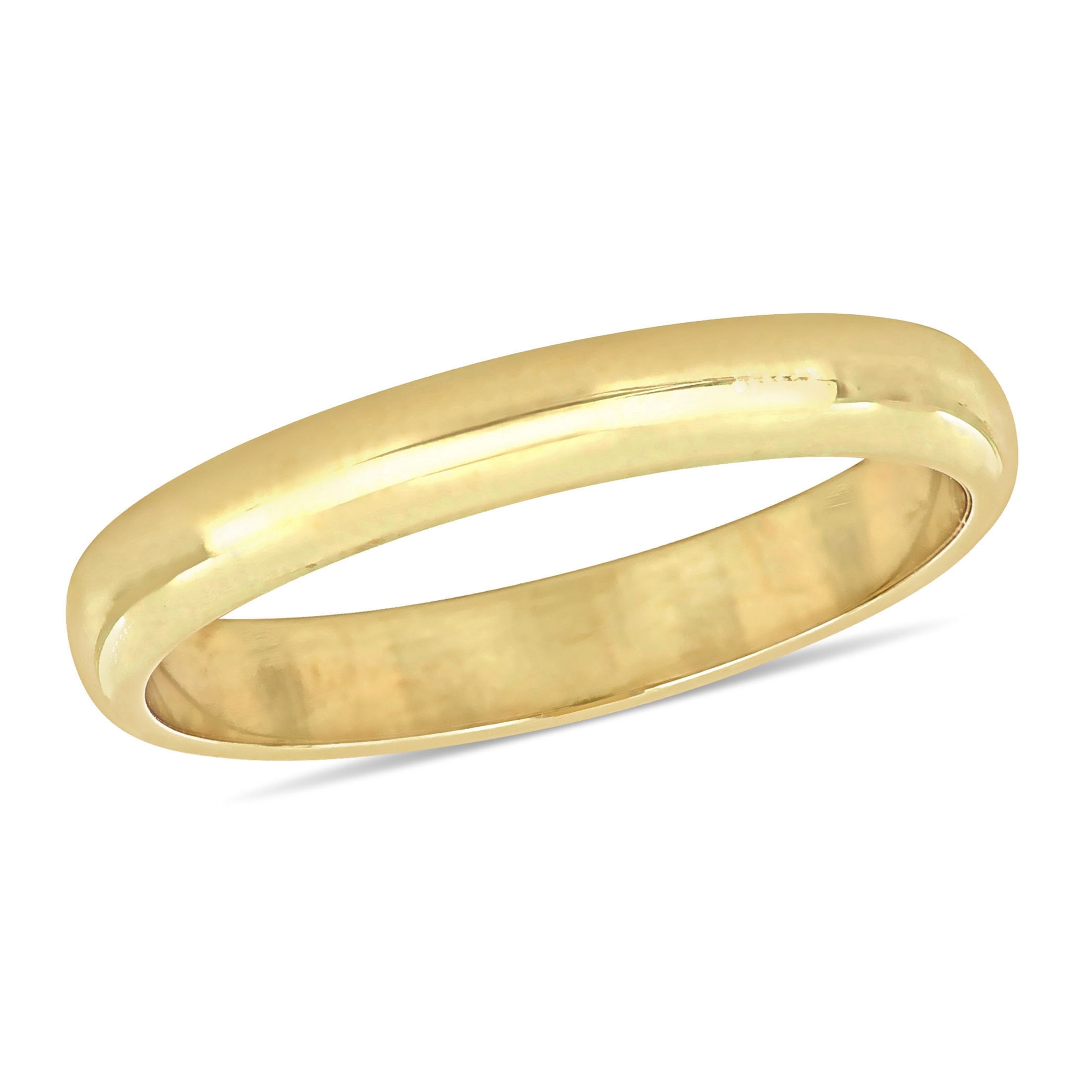 Everly Women's 10k Yellow Gold Wedding Ring - Walmart.com