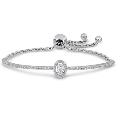 Everly Women's Sterling Silver Bracelet - Walmart.com