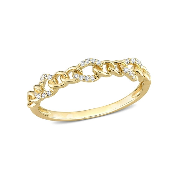 Everly Women's Cultured Pearl and Diamond 10k White Gold Ring - Walmart.com