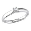 Forever Bride 1/10 Carat T.W. Round Diamond Sterling Silver Miracle ...