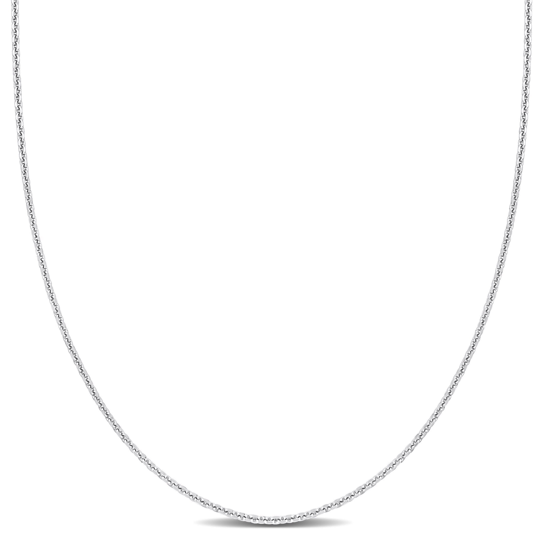 Everly Unisex Platinum Necklace - Walmart.com