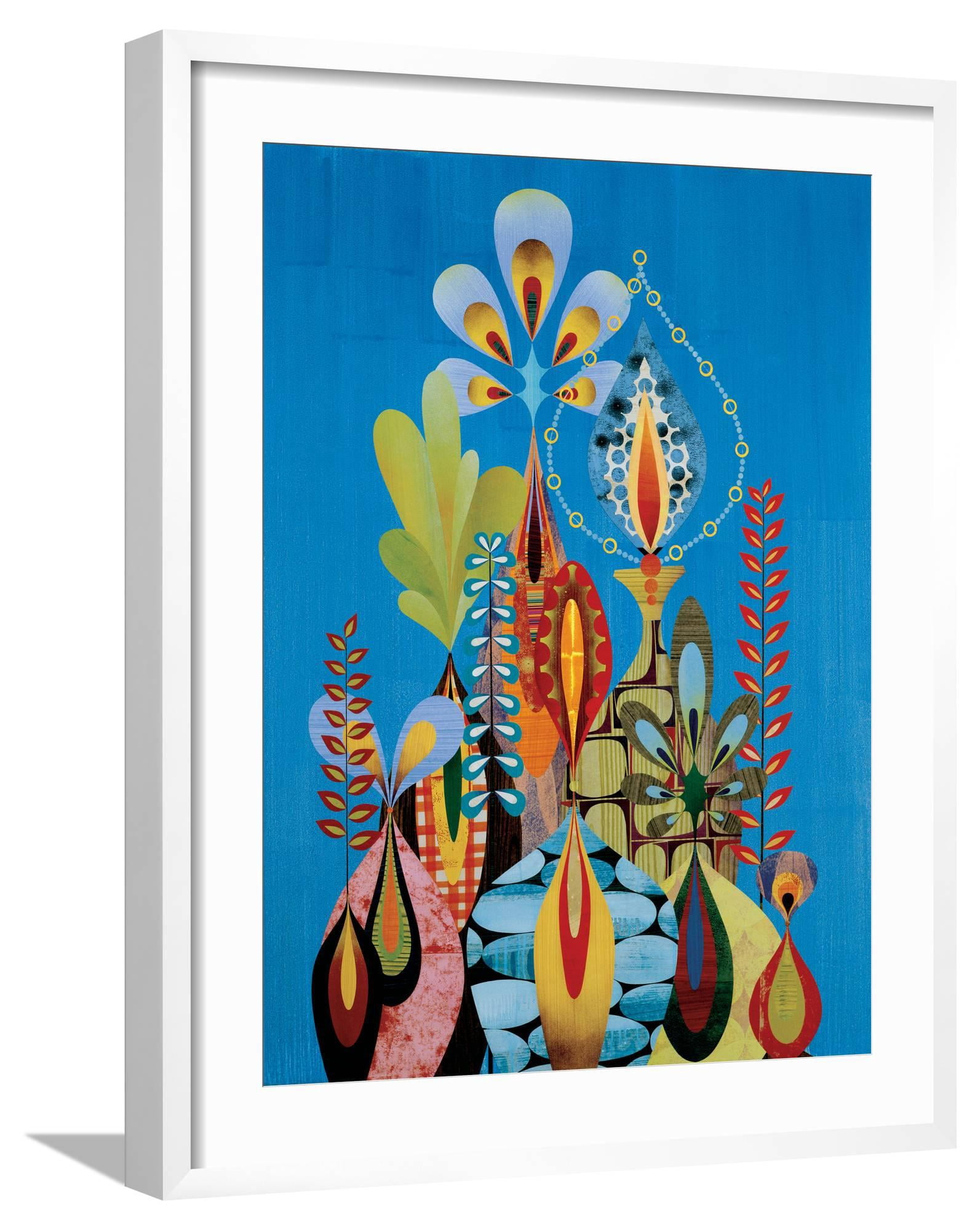 Art.com Evernia Art Print by Rex Ray, White Frame Wall Art, 23" x 29 ...