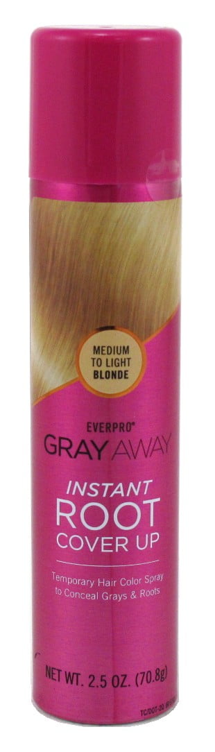 Everpro Gray Away Instant Root Cover Up Med/Lt Blonde 2.5oz (Pack of 3 ...