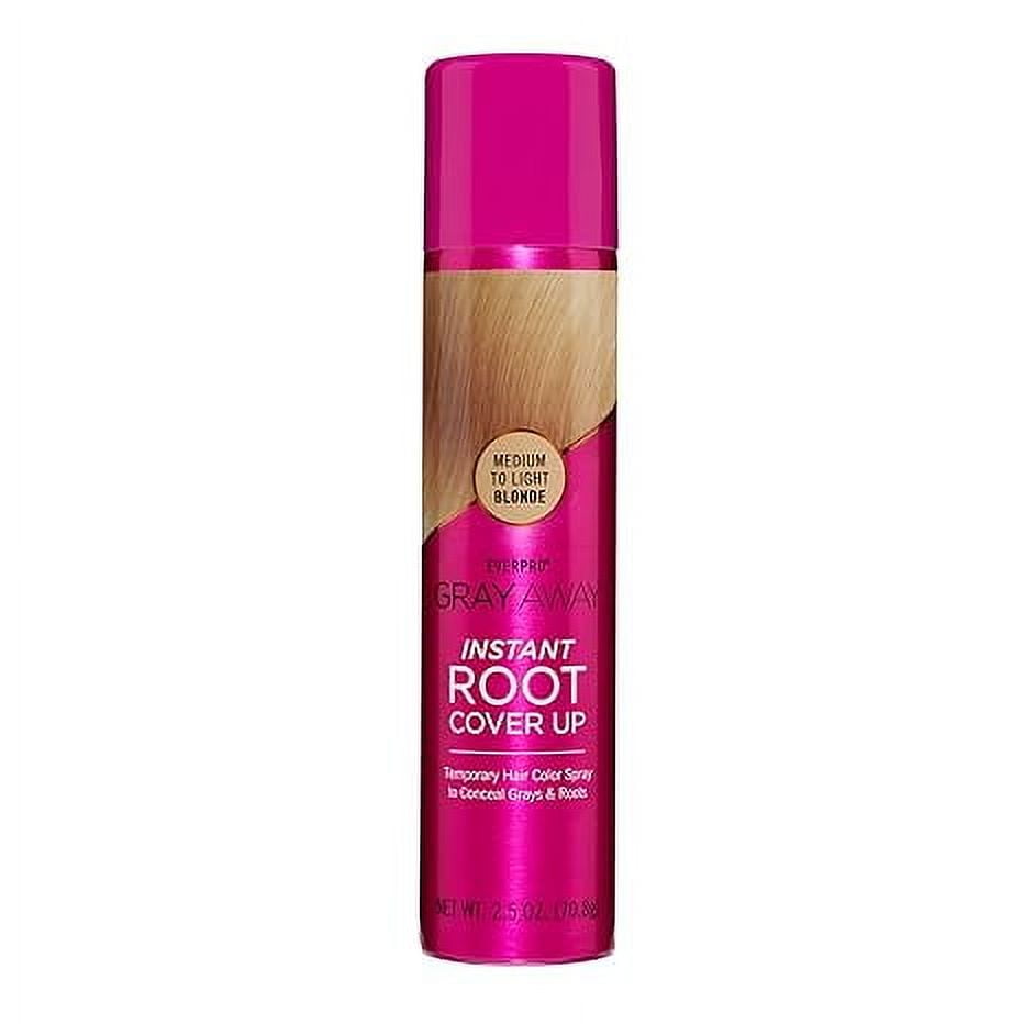 Everpro Gray Away Instant Root Cover Up Spray, Medium To Light Blonde ...