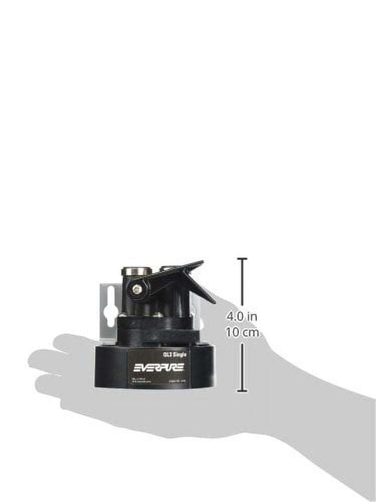 Everpure EV9259-14 QL3 Single Filter Head with Bracket, Shut-off valve ...