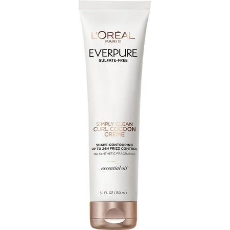 L'Oreal Paris EverPure Sulfate-Free Simply Clean Curl Cocoon Creme ...